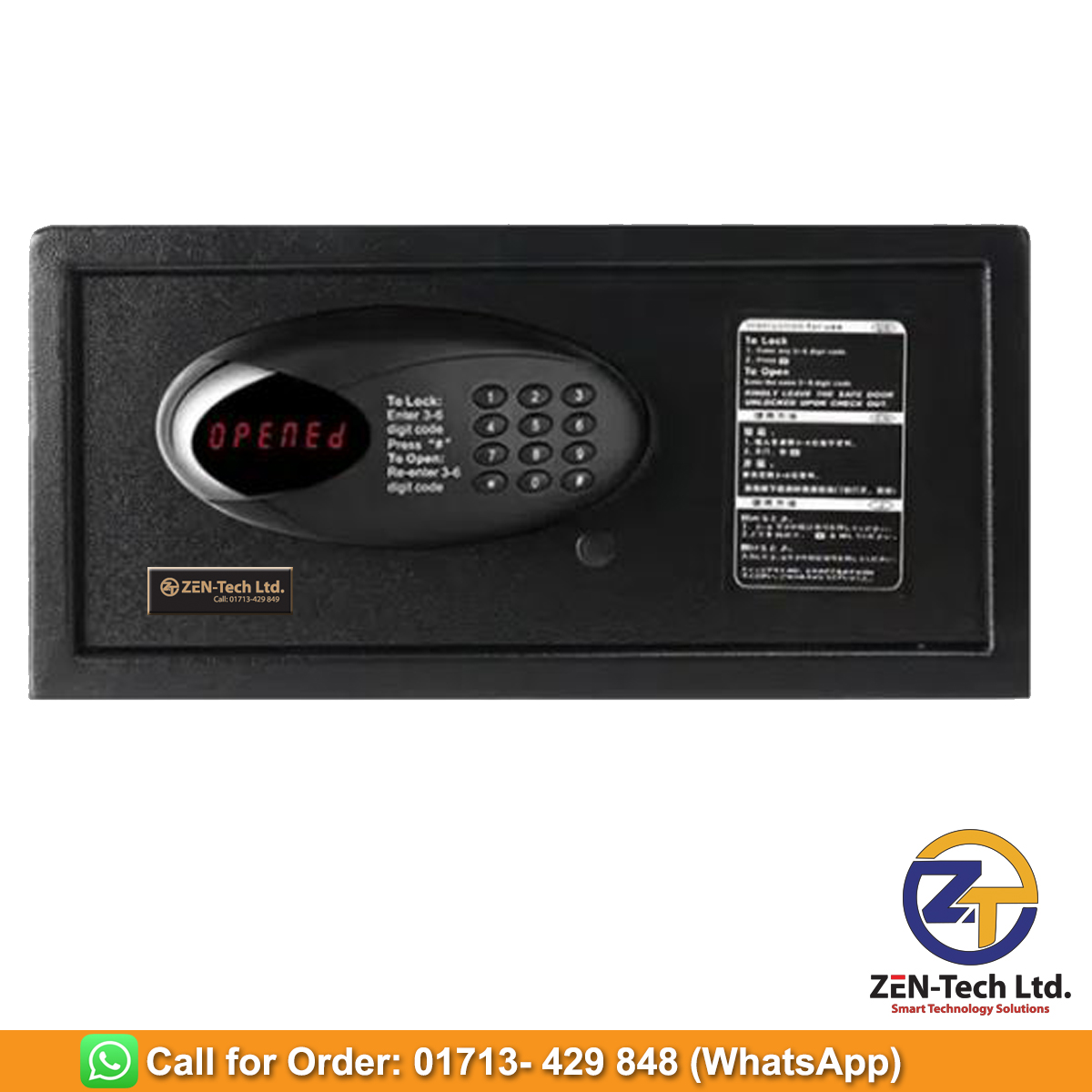 Model: ZLP-HS-104 (Digital Locker) - Zen Tech Ltd
