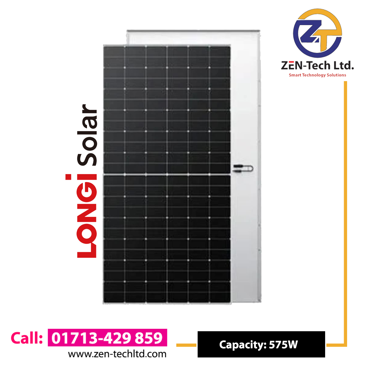Longi 575W Solar Panel - Zen Tech Ltd